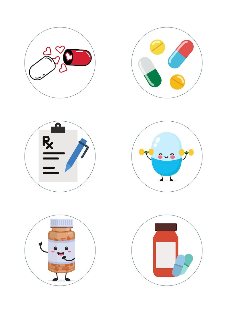 Pharmacy Stickers | Pharmacist Planner Stickers | Medical Student Study ...