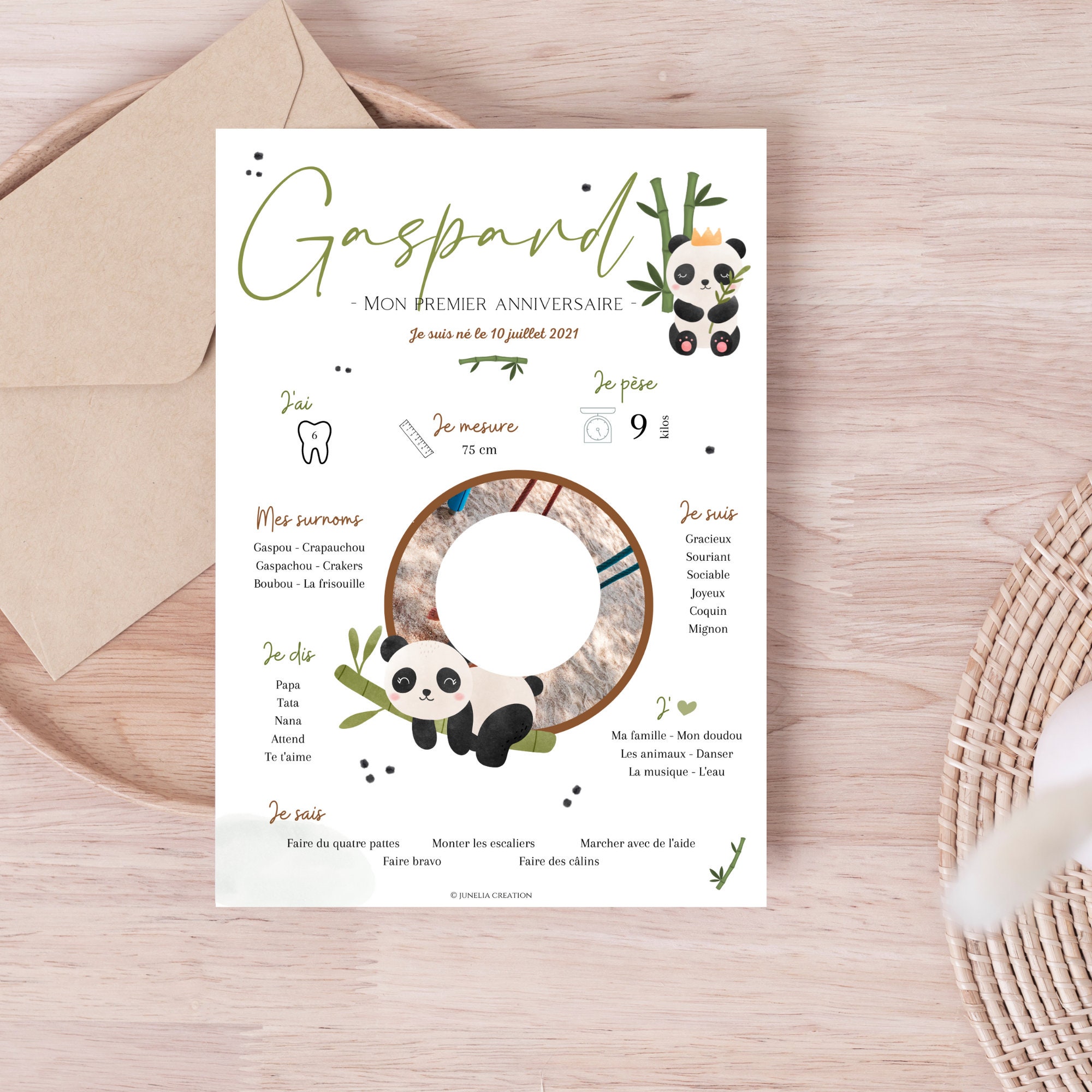 Personalized panda Themed Birthday Poster Printed or Digital PDF - Etsy