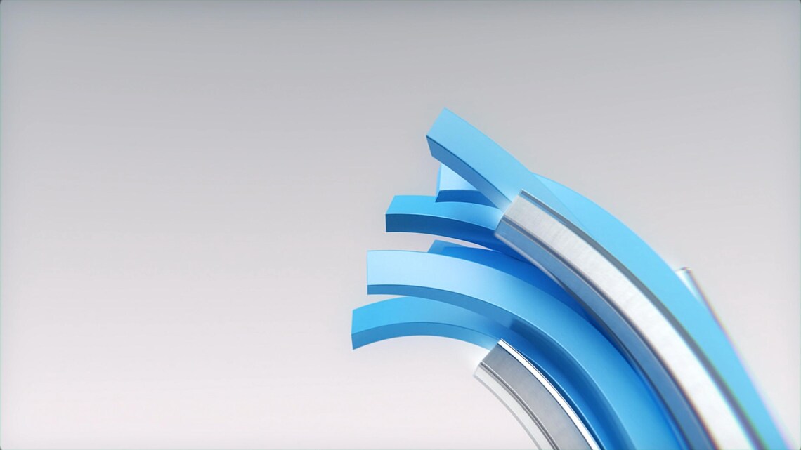 Animation With the Combination, Blue Elastic Cords for Your Logo ...