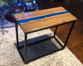 Epoxy Side Table | Etsy