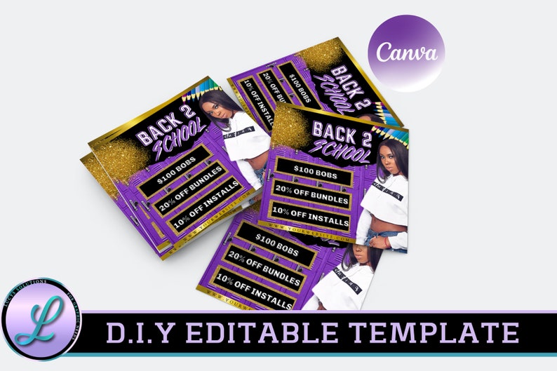 BACK TO SCHOOL Templateback to School Social Media Flyer D.I.Y Canva ...