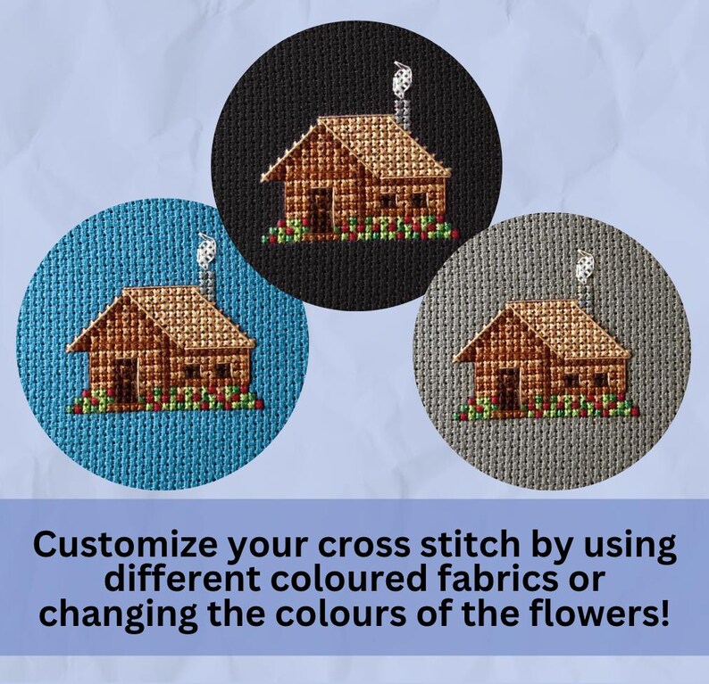 Cabin Cross Stitch PDF Pattern Download - Etsy