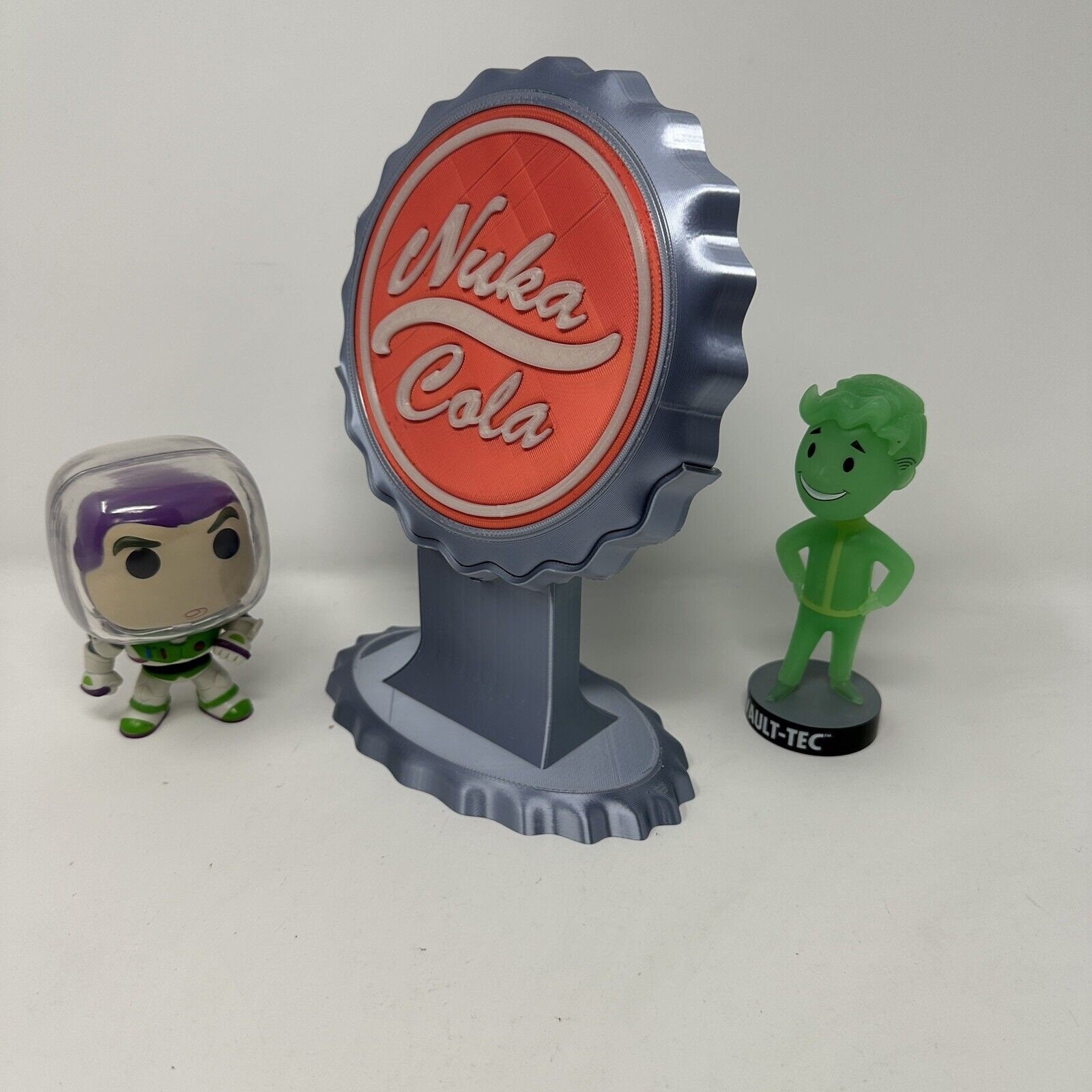 3D Printed Fallout NUKA-COLA GITD V2 With Stand Fan Sign for Your ...
