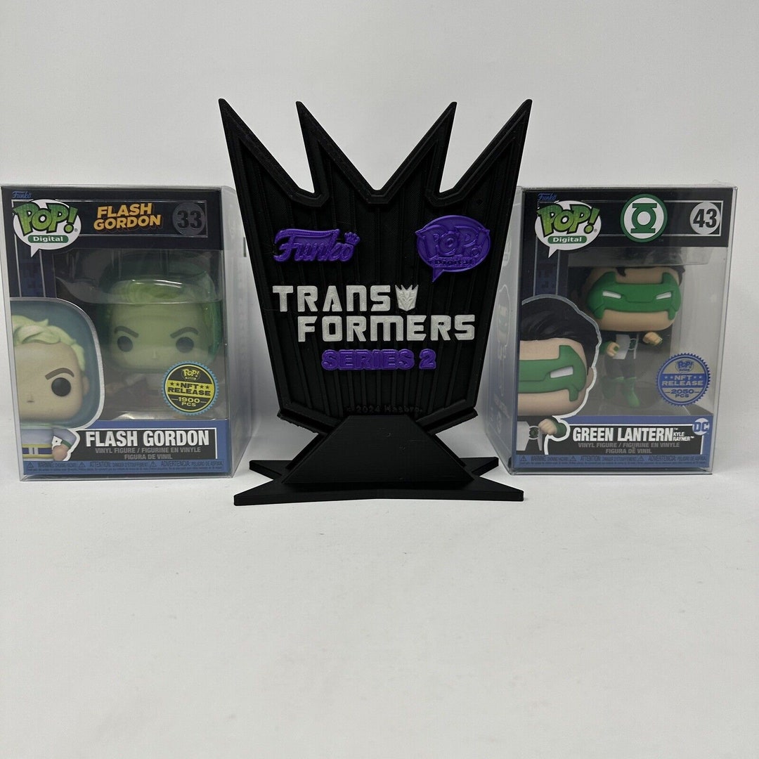3D Printed Custom Funko Digital Pop! - TRANSFOMERS (GITD) SERIES 2 Coin ...