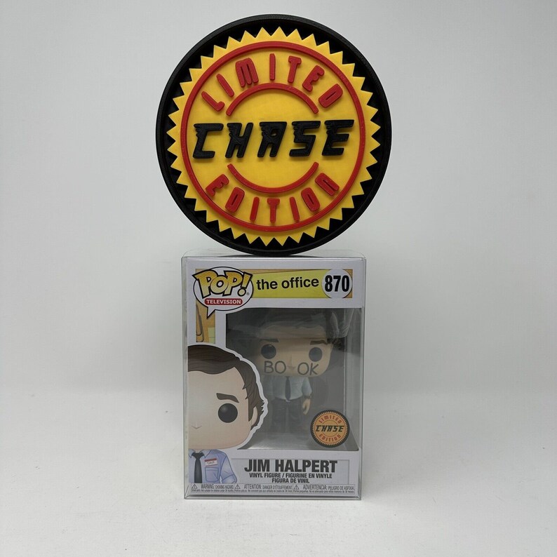 3D Printed FUNKO CHASE Fan Sign for Your Funko Pop Chase & Collectibles ...
