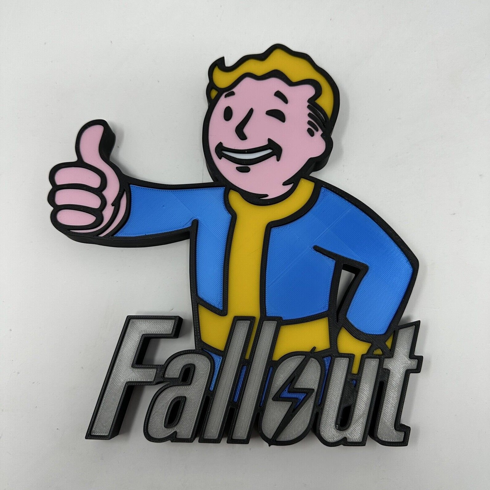 3D Printed Fallout76 - Vault Boy (GITD) Fan Sign for Your Funko ...
