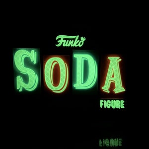 3D Printed Funko SODA (GITD) Fan Sign for Your Funko Sodas ...