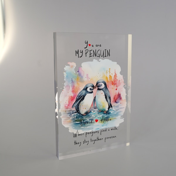 Penguin Love - Etsy