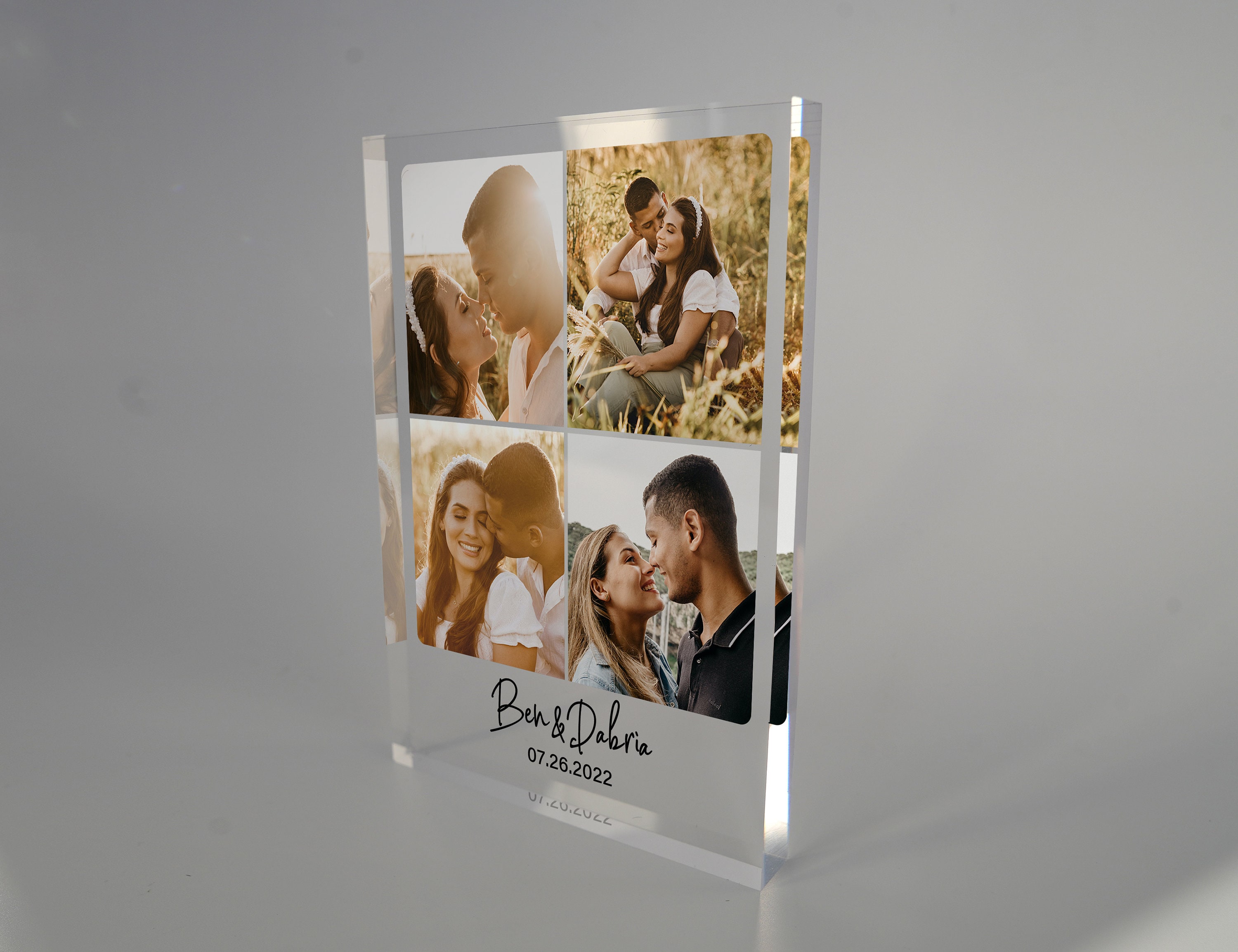 Custom Acrylic Photo Block, Photo Keepsake Block, Acrylic Picture Frame ...