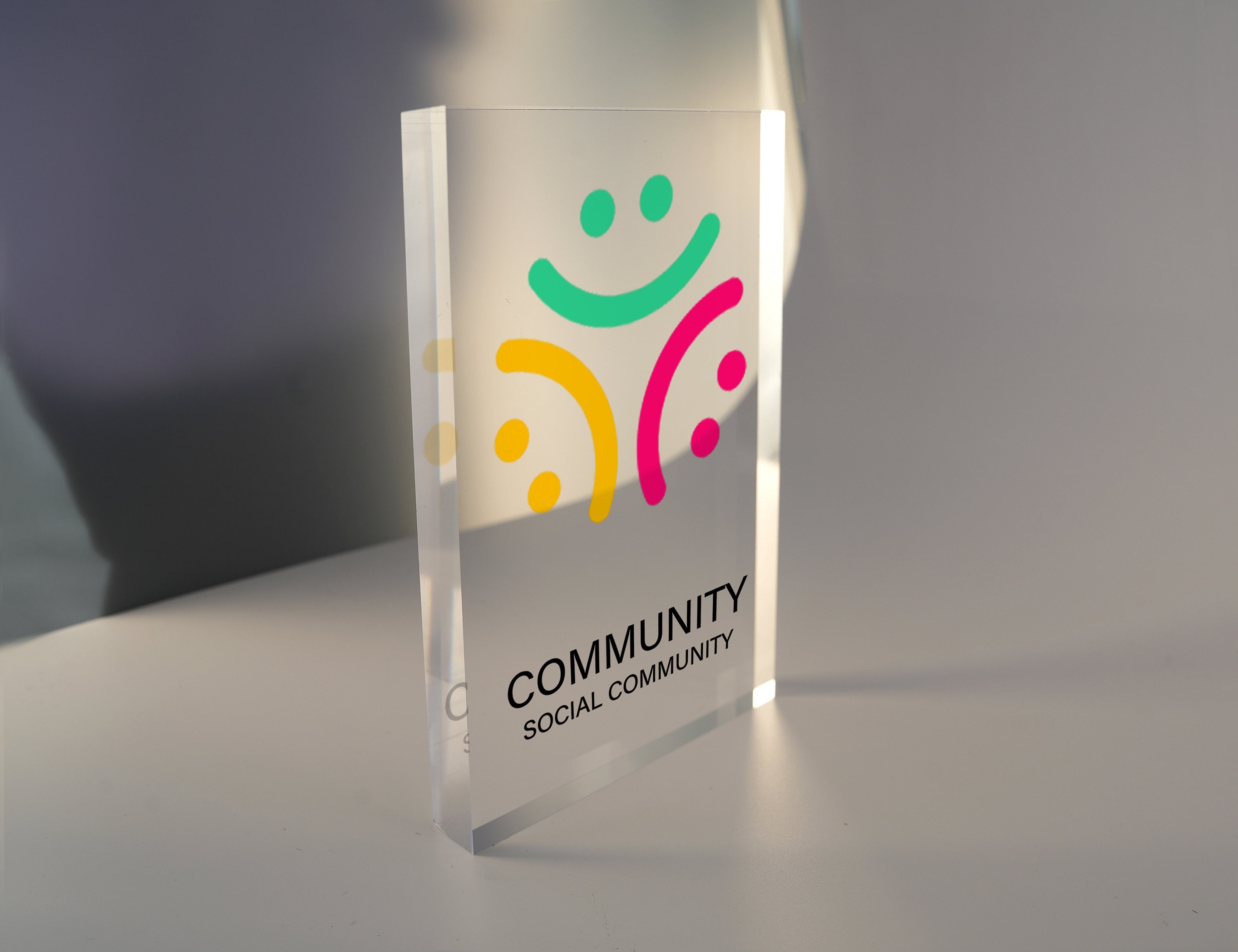 Personalized Business Company Logo Desk Display Printed - Etsy