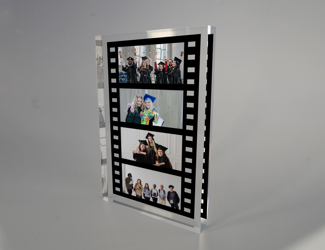 Personalized Film Reel Acrylic Plaque, Custom Memory Film Photo Acrylic ...