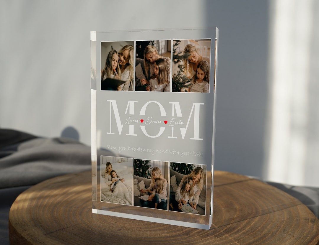 Personalized Photo Block, Acrylic Block, Gift for Mom, Custom Acrylic ...