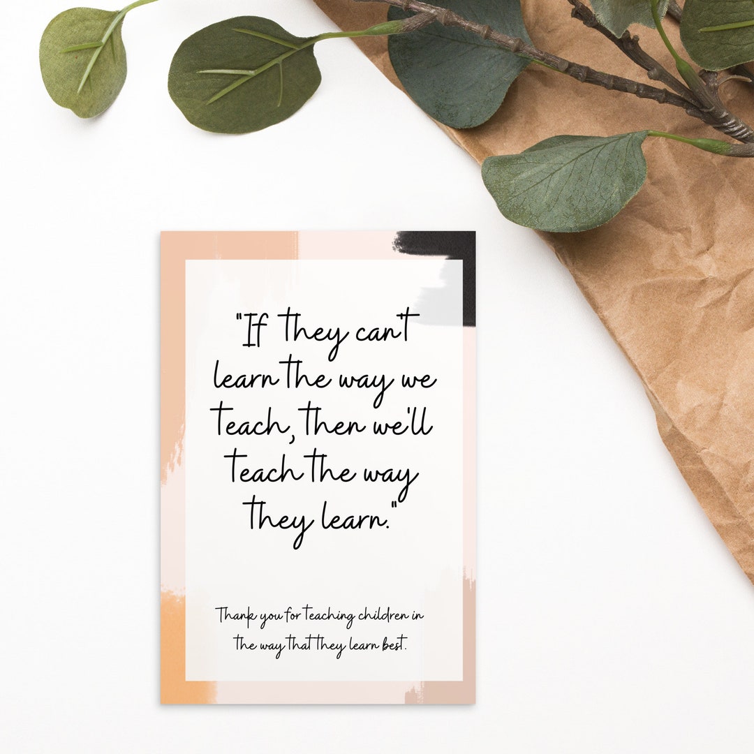 Thank You ABA Card - Etsy