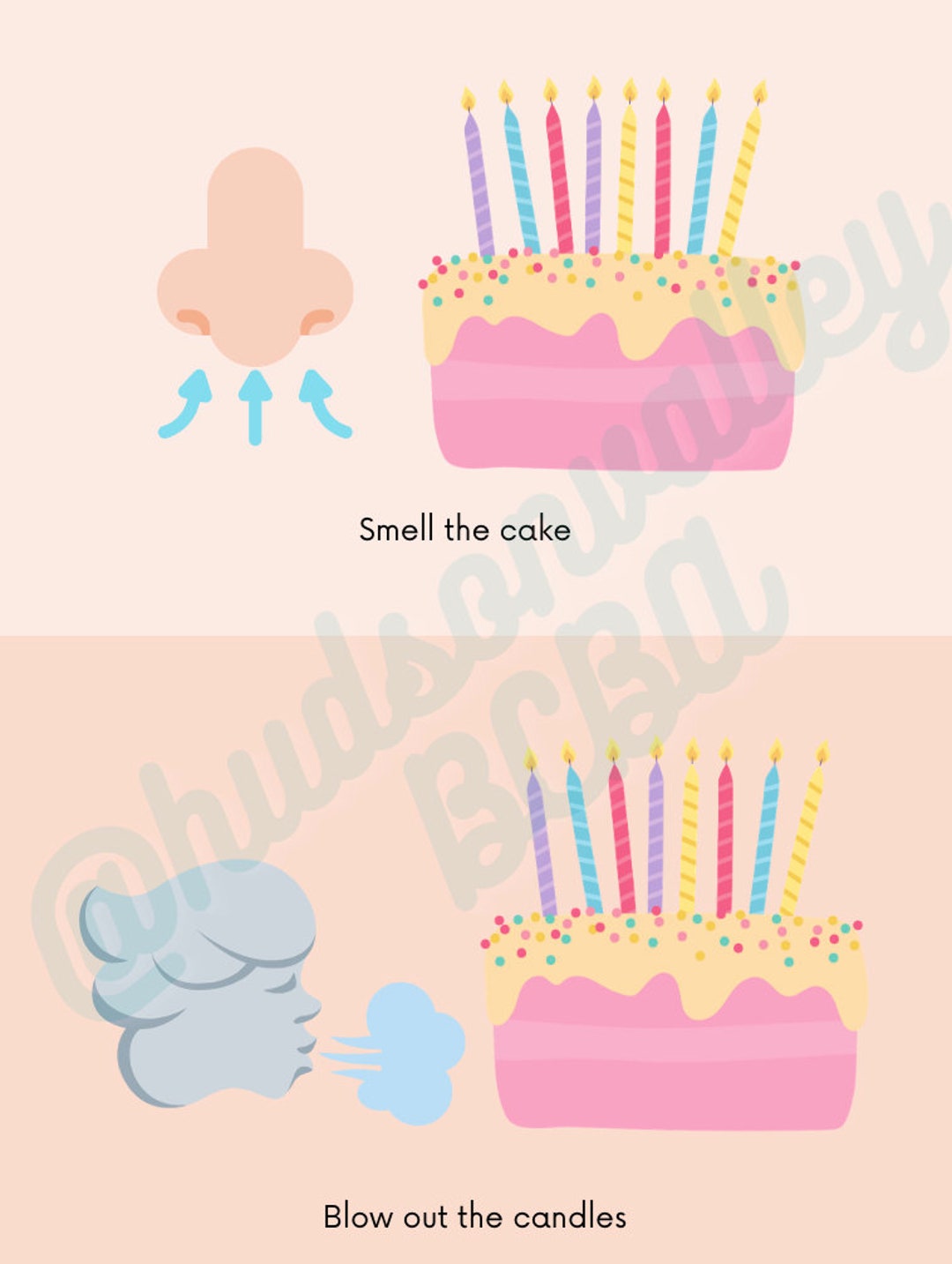 Coping/calm Down Visuals - Etsy