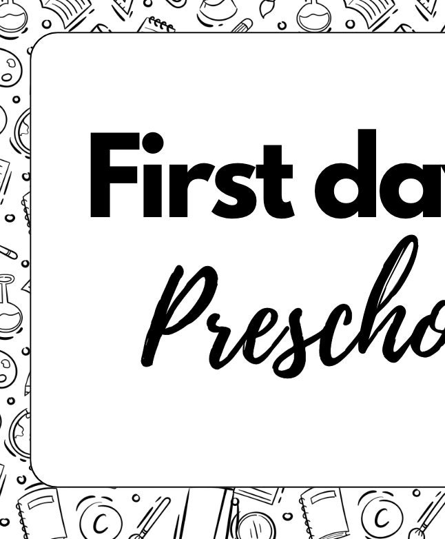 First Day & Last Day Of....posters! Instant Print! Includes Prek, All ...