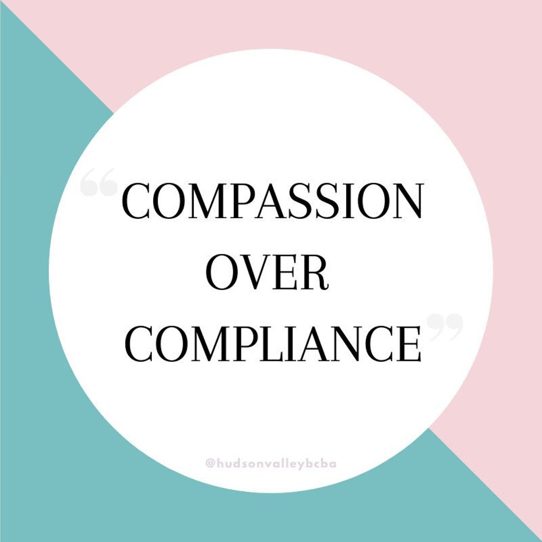 Compassion Over Compliance Poster - Etsy