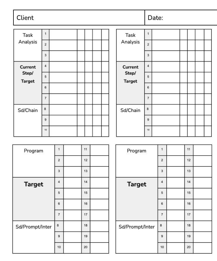 RBT Data Collection PDF - Etsy