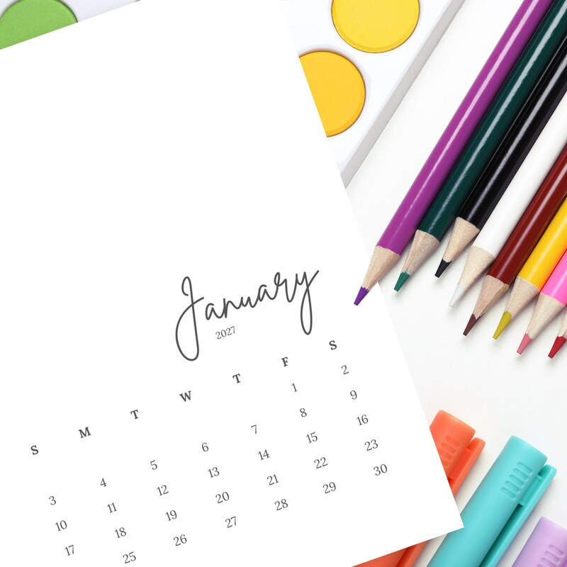 Unique 2027 Wall Calendars - Etsy