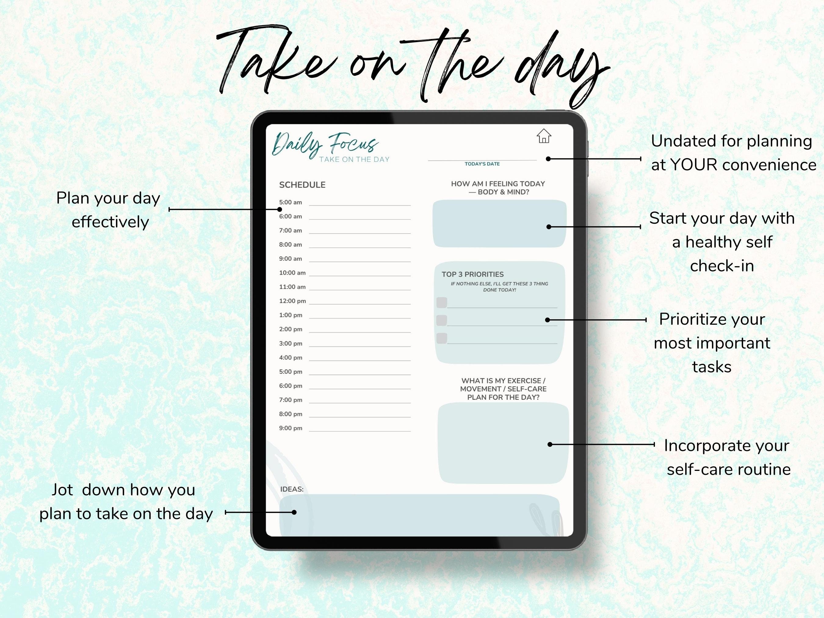 Easy Digital Planner for All, Simple to Use, Student Planner ...