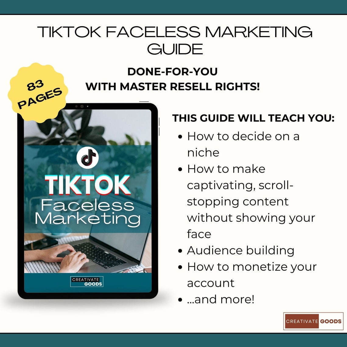 Complete FACELESS Digital Marketing Bundle 7 Guides Canva Guide Bonus ...