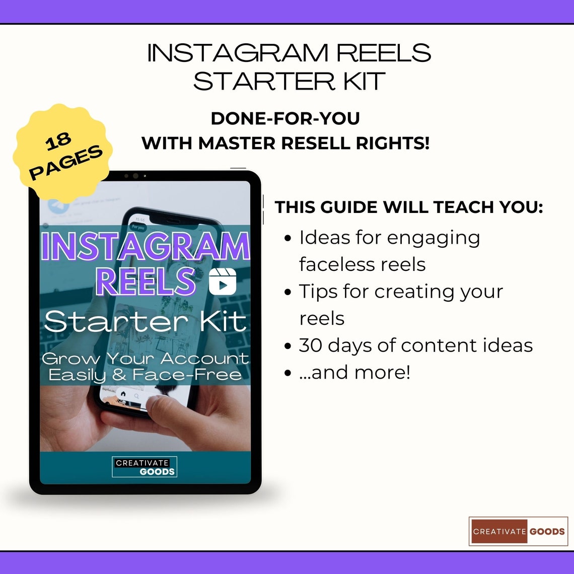 FACELESS Instagram Reels Bundle | Done for You Instagram Reels ...