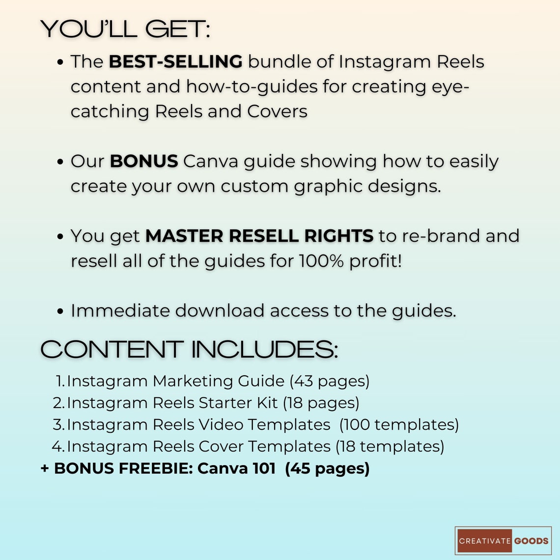 FACELESS Instagram Reels Bundle | Done for You Instagram Reels ...