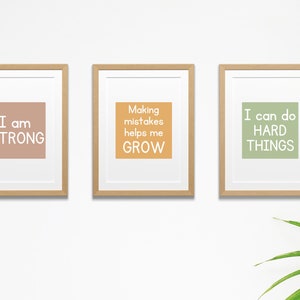 9 Positive Affirmation Classroom Posters, Montessori Classroom Decor ...
