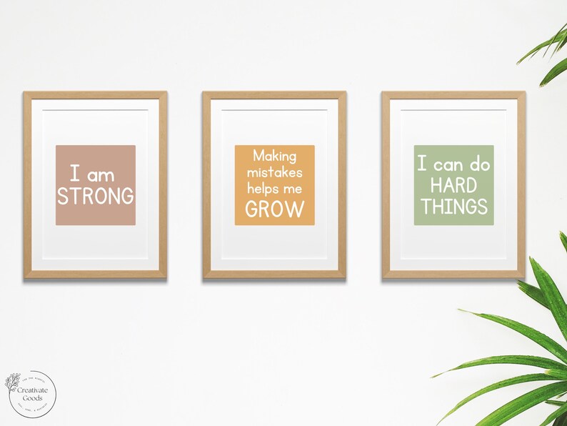 Positive Affirmation Classroom Posters, Boho Decor (instant Download ...
