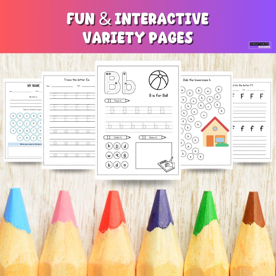 Ultimate ABC Alphabet Workbook | 135 Pages of Engaging Learning for Pre ...