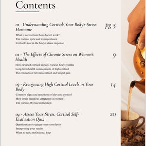 Calm Your Cortisol | 4-week Hormonal Balance Guide (instant Download ...