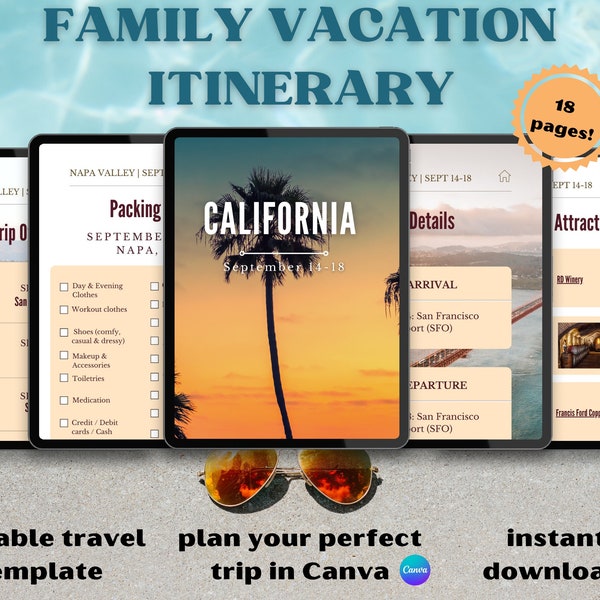 Travel Planner - Etsy