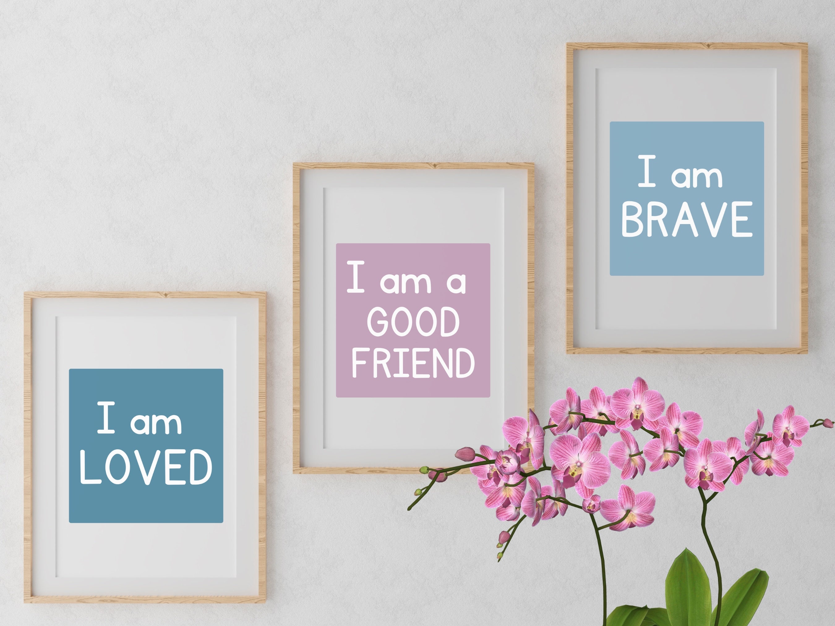 Kids Affirmation Wall Art Posters, Montessori Decoration Wall, Set of 9 ...