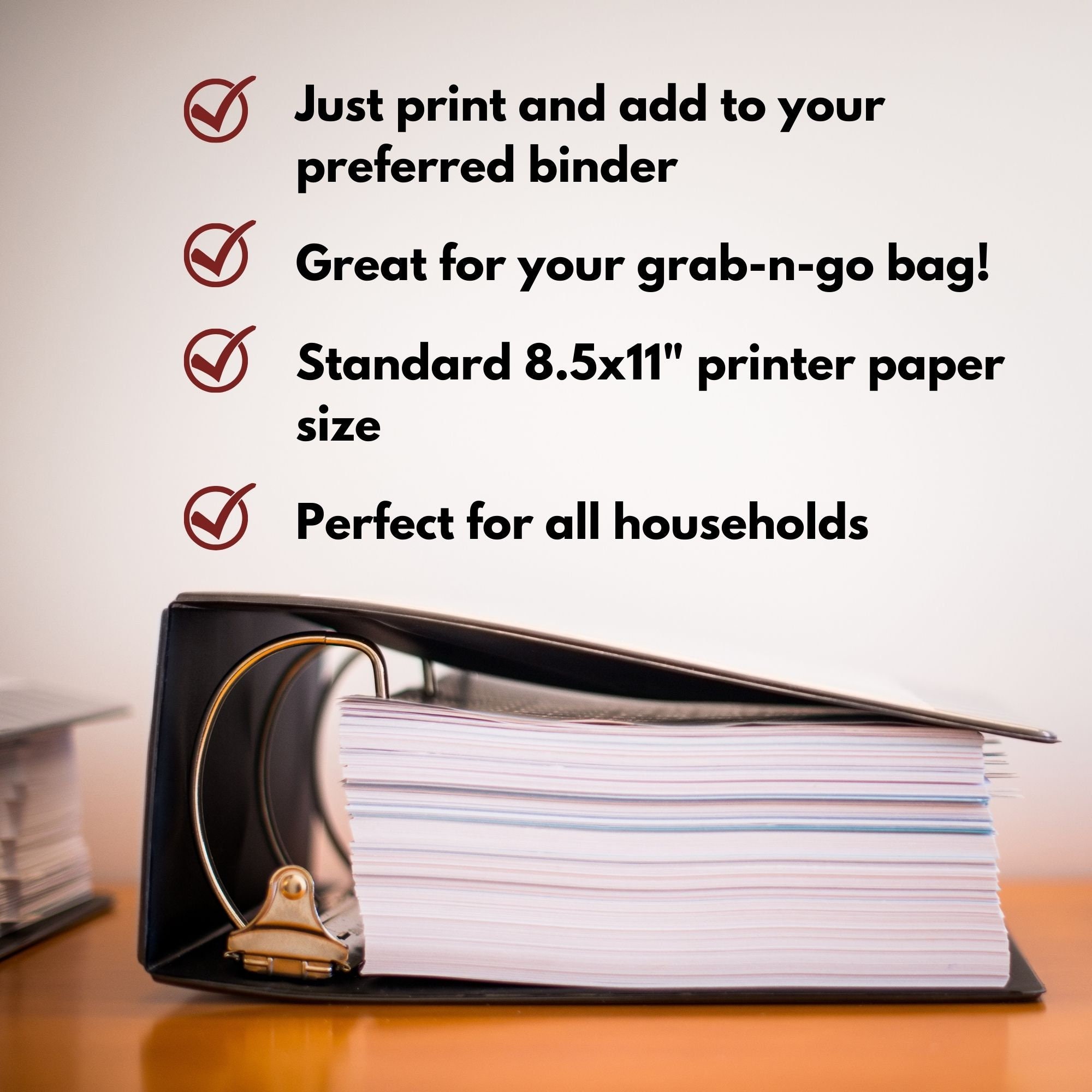 Printable Family Planner for Emergencies | Crisis Protocol | Emergency ...