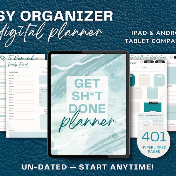 Easy Digital Planner for All, Simple to Use Planner, Student Planner ...