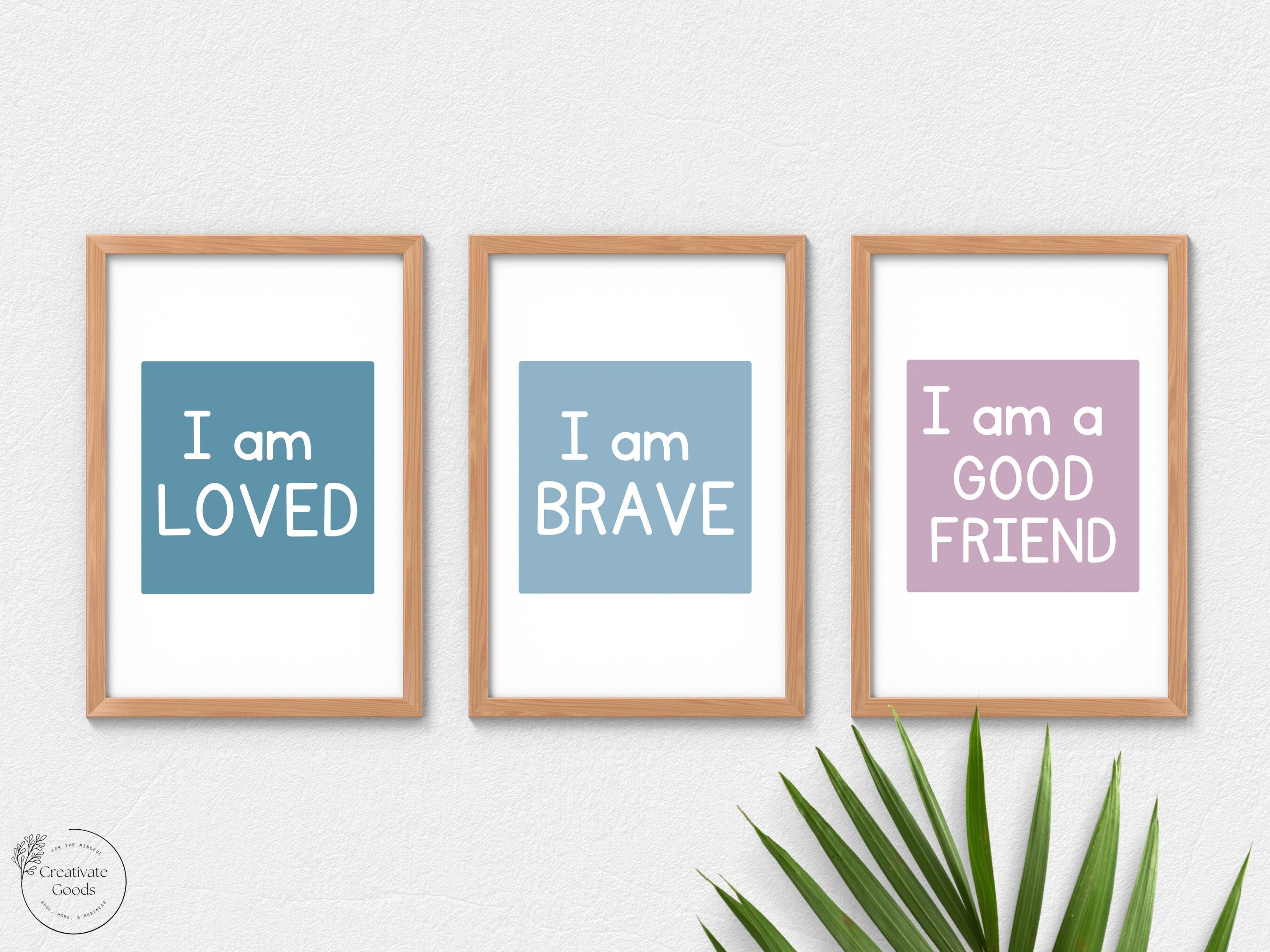 9 Positive Affirmation Classroom Posters for Kids, Montessori Classroom ...