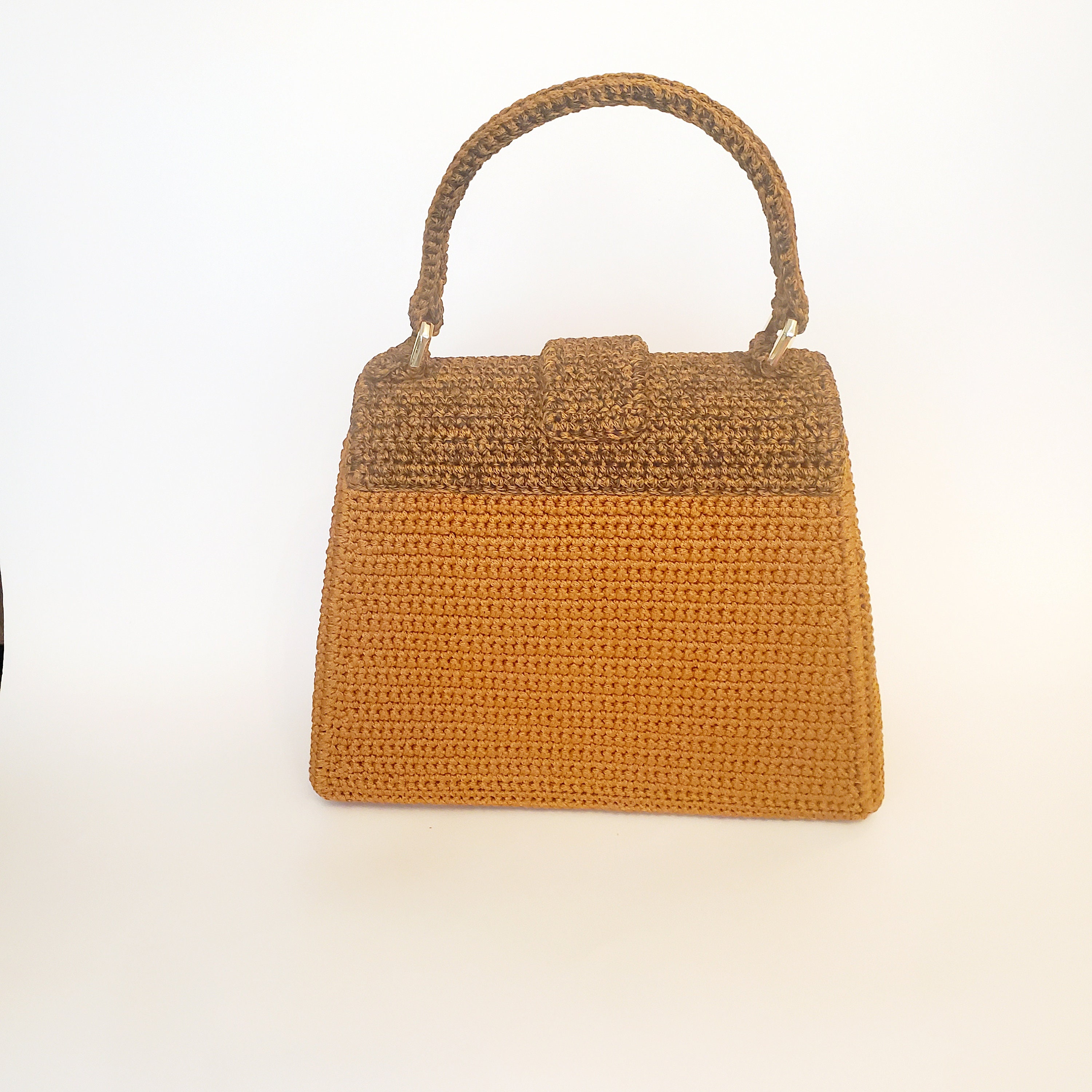 Camel Bag| Elegant Handmade Crocheted Knitted Bag| Lady Handbag - Etsy