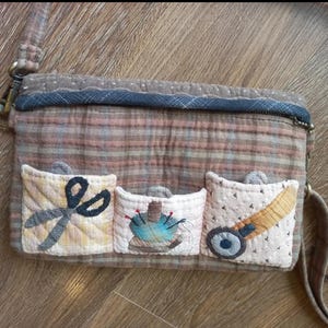 Japanese Patchwork Quilting Box, Cosmetic Case, Quilted Pouch, Quilted ...