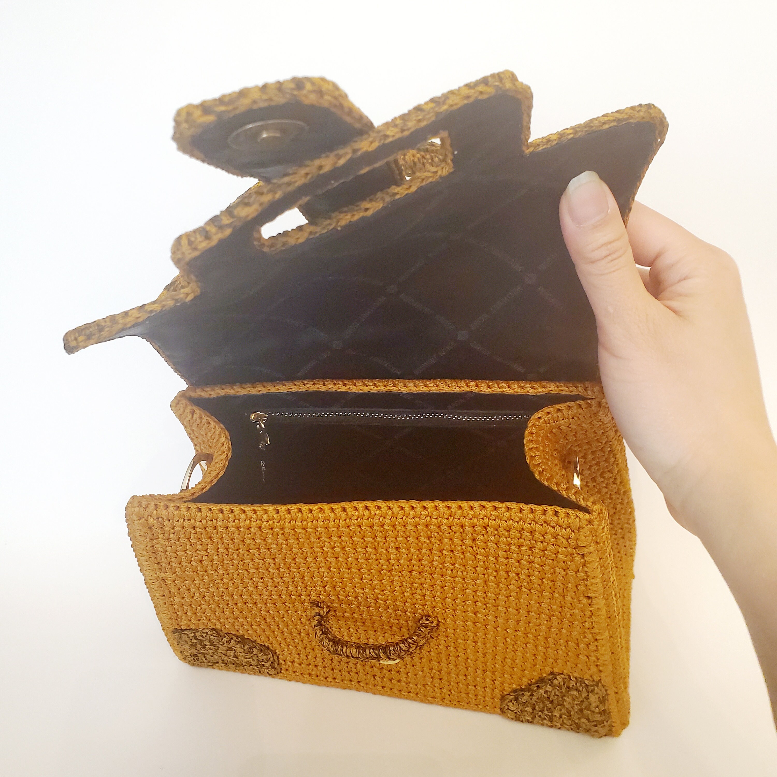 Camel Bag| Elegant Handmade Crocheted Knitted Bag| Lady Handbag - Etsy