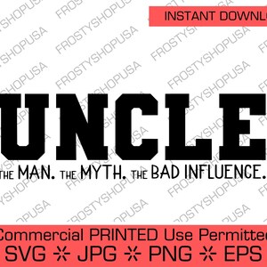 FUNCLE Commercial Use Permitted, Downloadable File, Cut File, SVG File ...