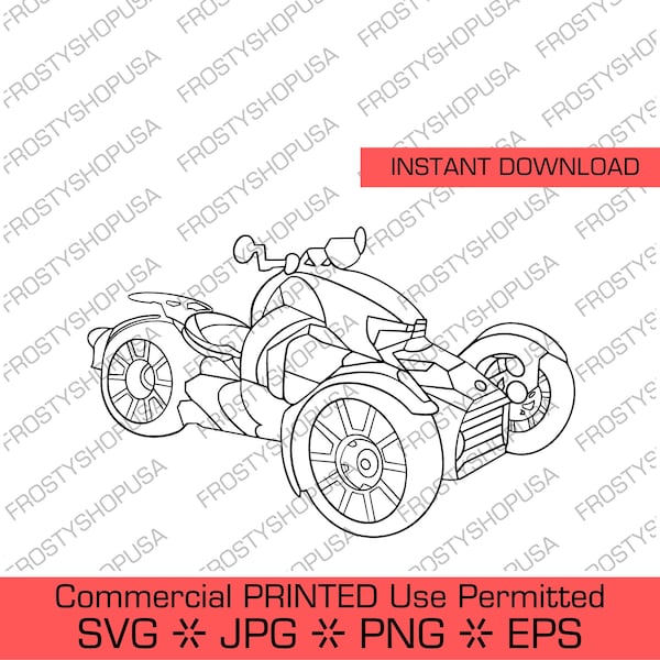 Can Am Spyder Svg Files - Etsy