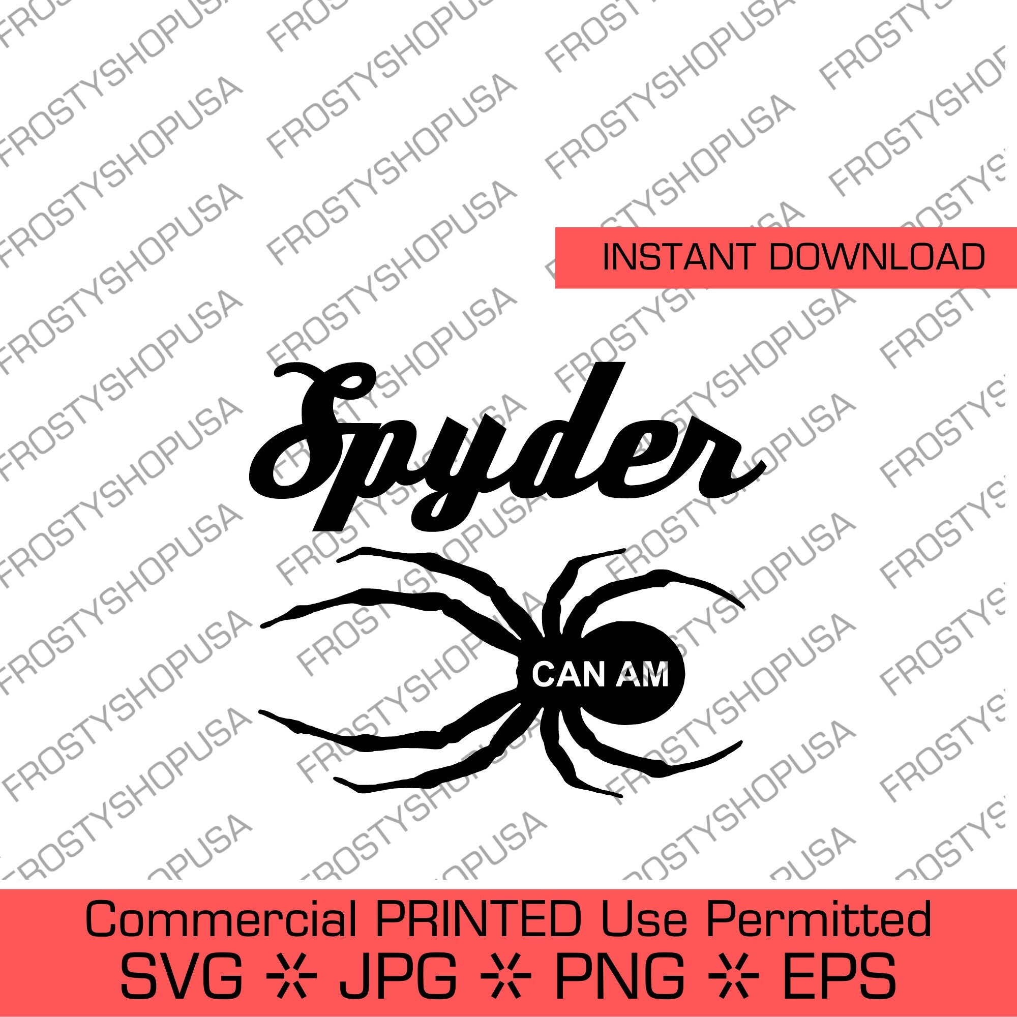 Can Am Spyder | Commercial Use Permitted, Downloadable File, Cut File ...