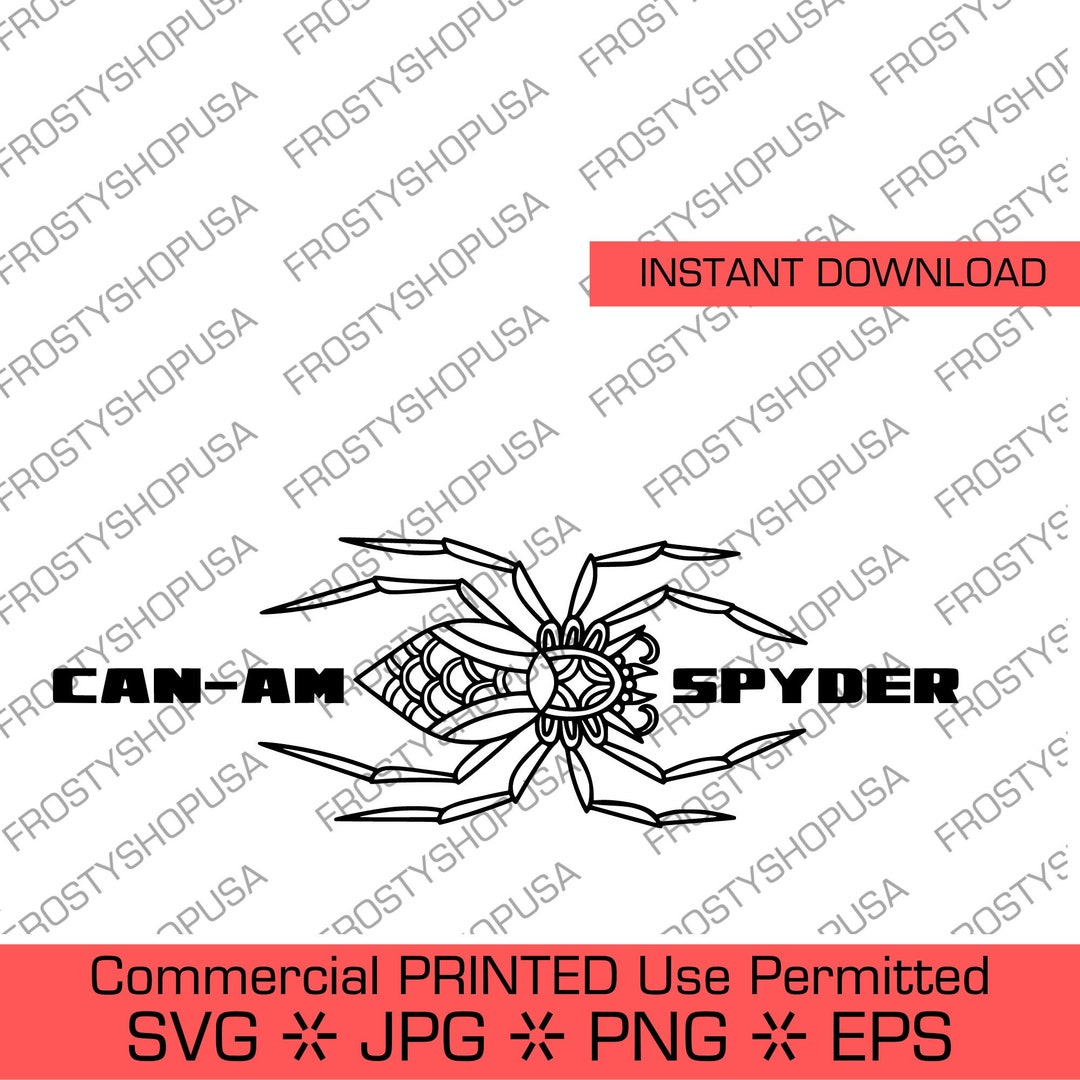 Can Am Spyder | Commercial Use Permitted, Downloadable File, Cut File ...