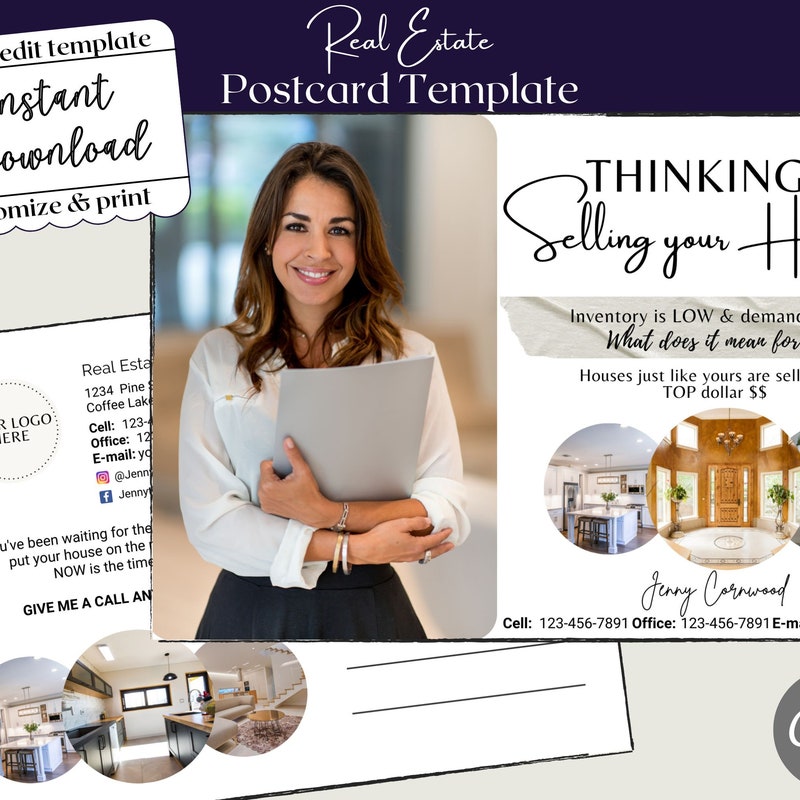 Realtor Postcards - Etsy