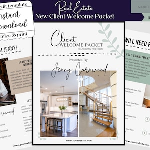 Real Estate Client Welcome Template | Real Estate Client Welcome Packet ...