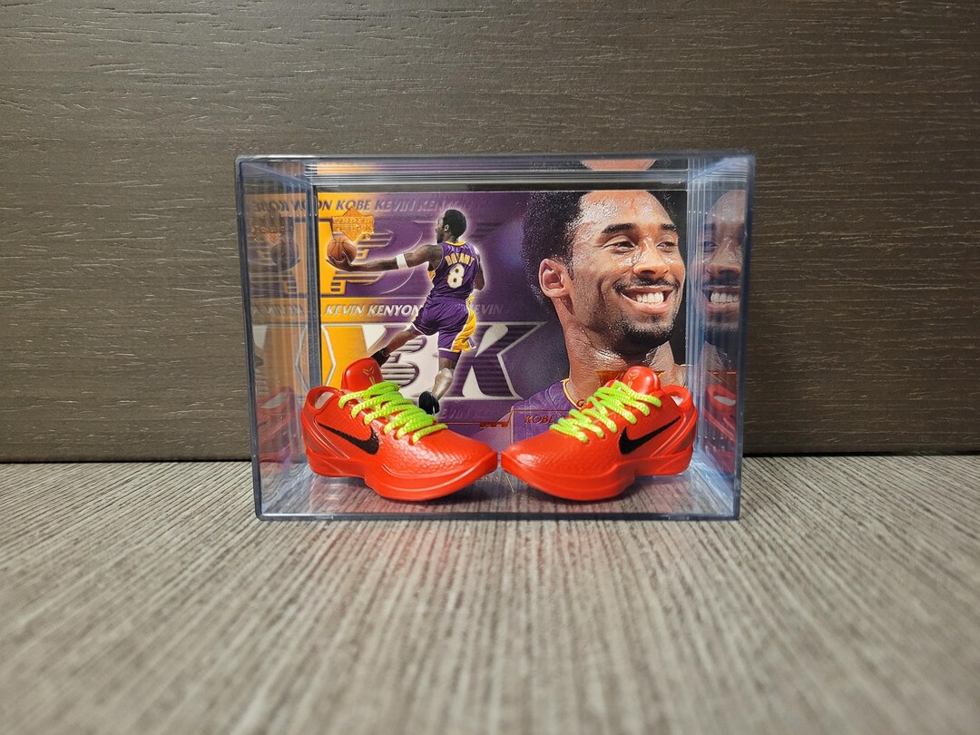 Kobe Bryant Los Angeles Lakers Mini Signature Shoe Red Grinch Sports ...