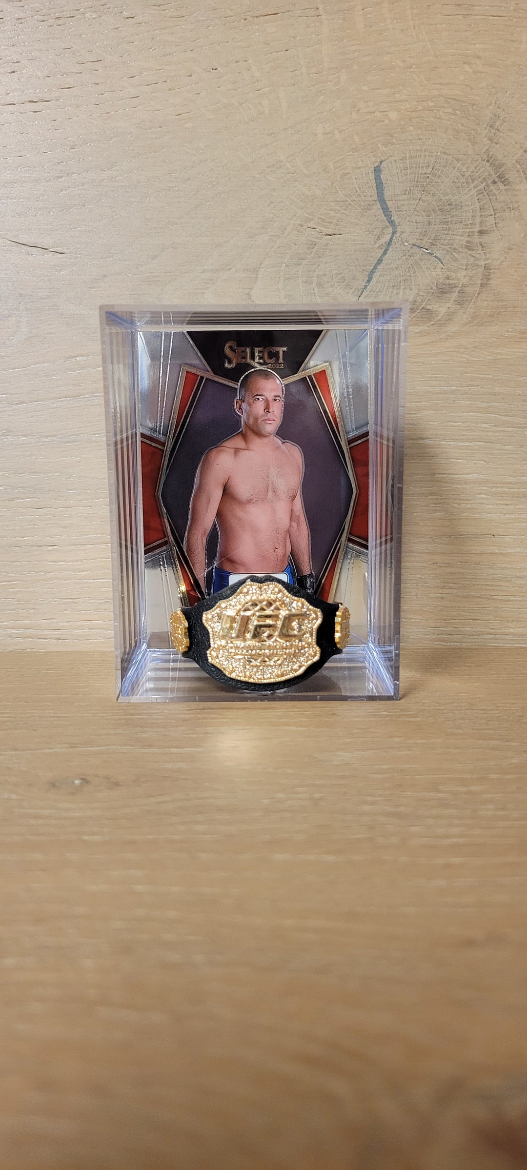 UFC Royce Gracie Mini Sports Box Collectible Display Case, MMA ...