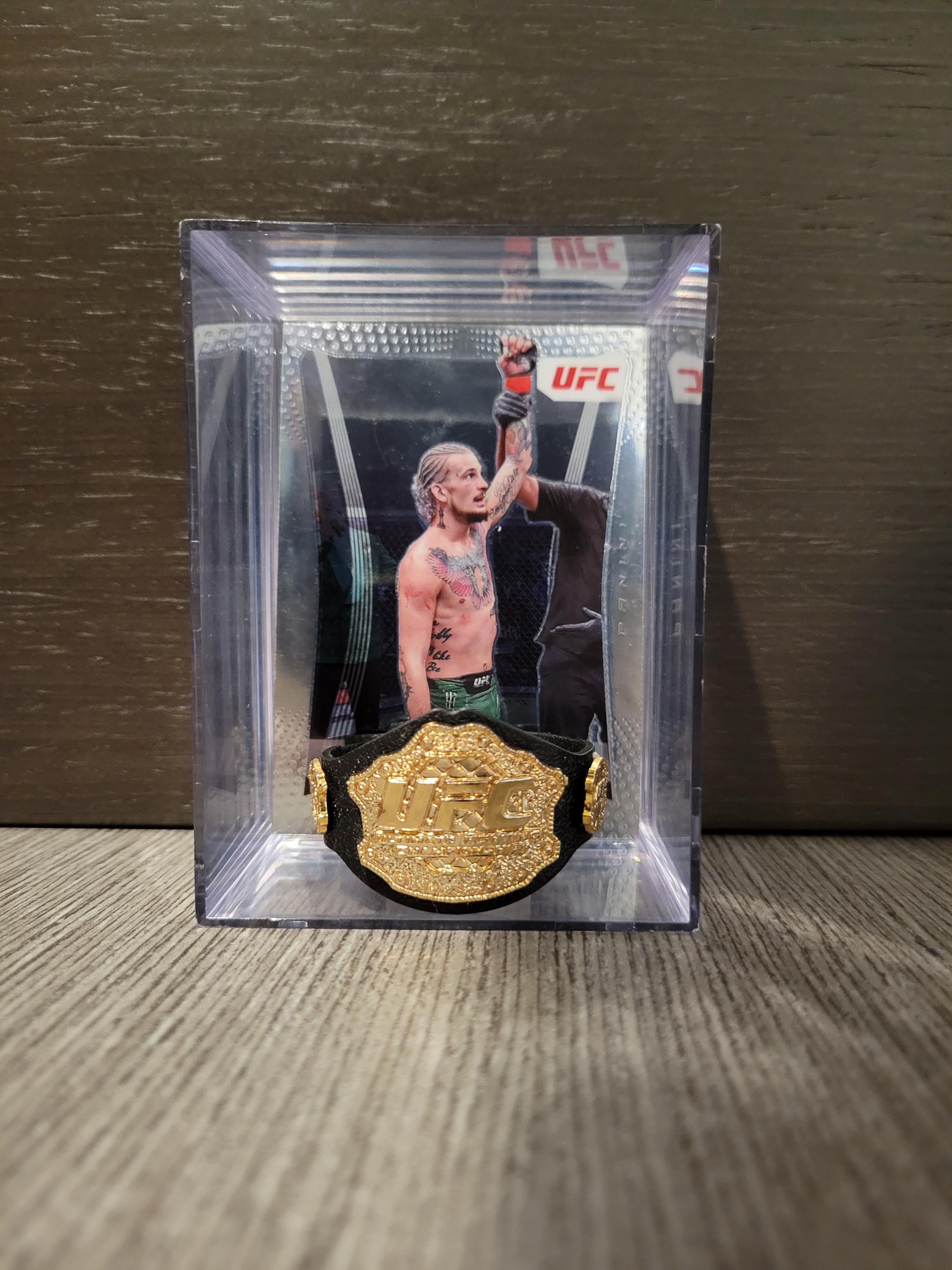 Sugar Sean O Malley UFC Championship Belt Mini, Sports Box, Collectible ...