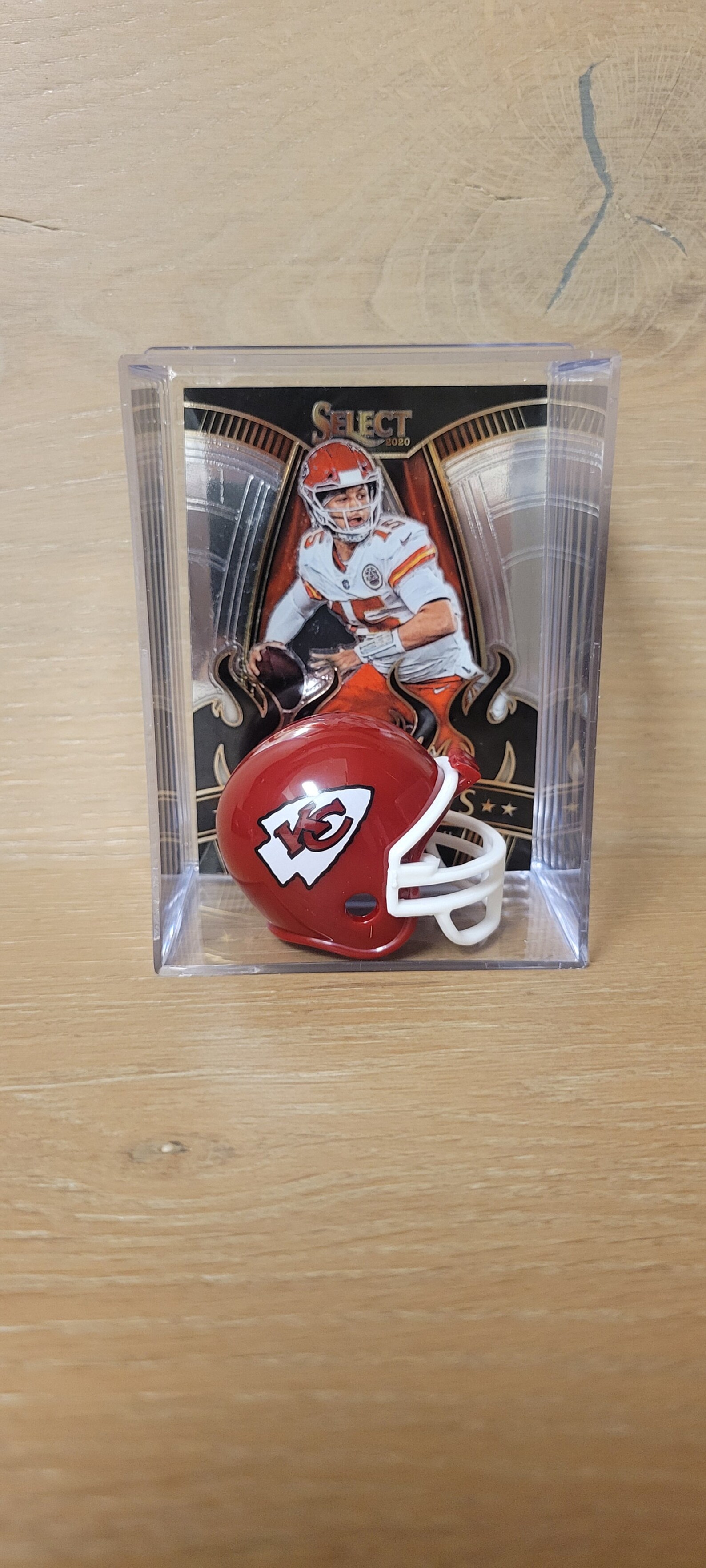 Kansas City Chiefs Patrick Mahomes Mini Football Helmet Sports Box ...