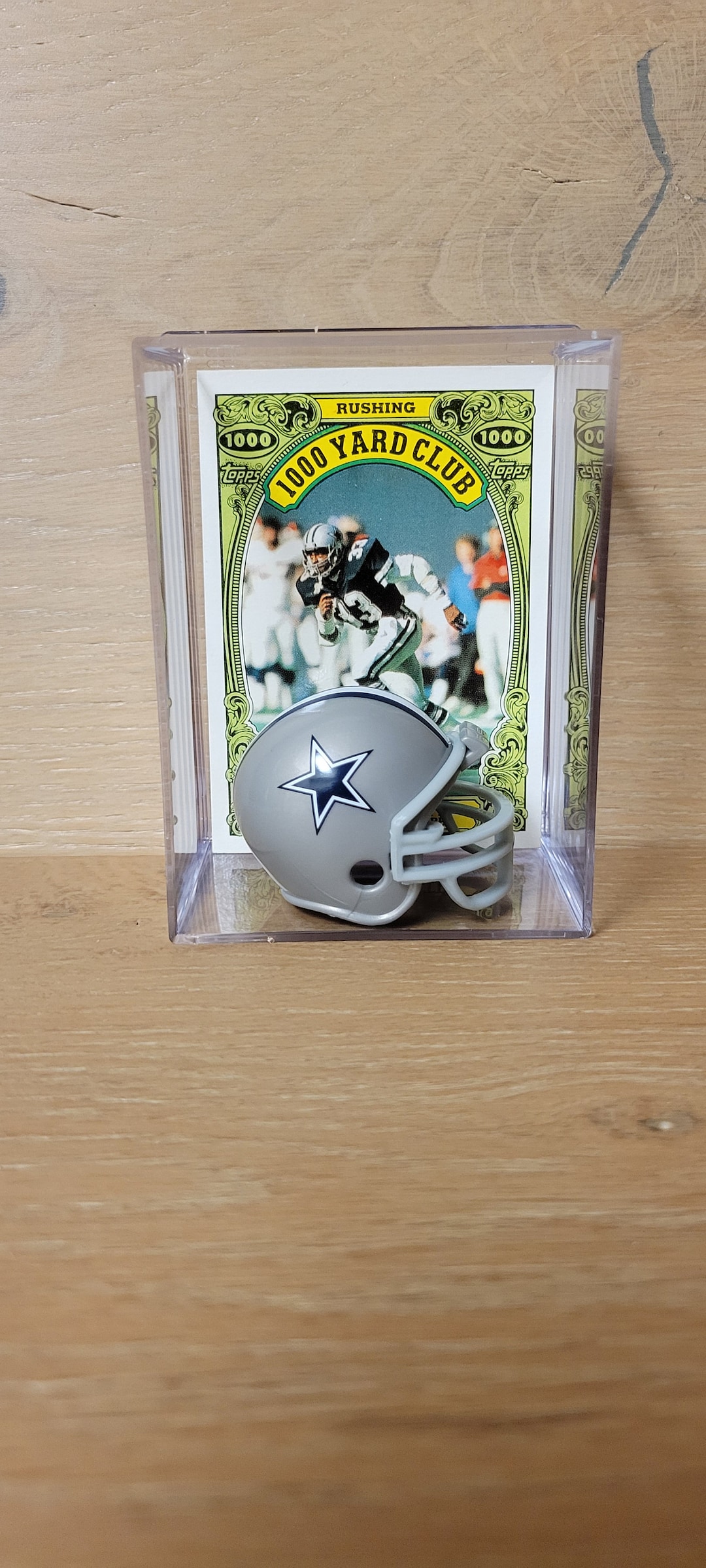 Dallas Cowboys Tony Dorsett Mini Football Helmet Sports Box ...