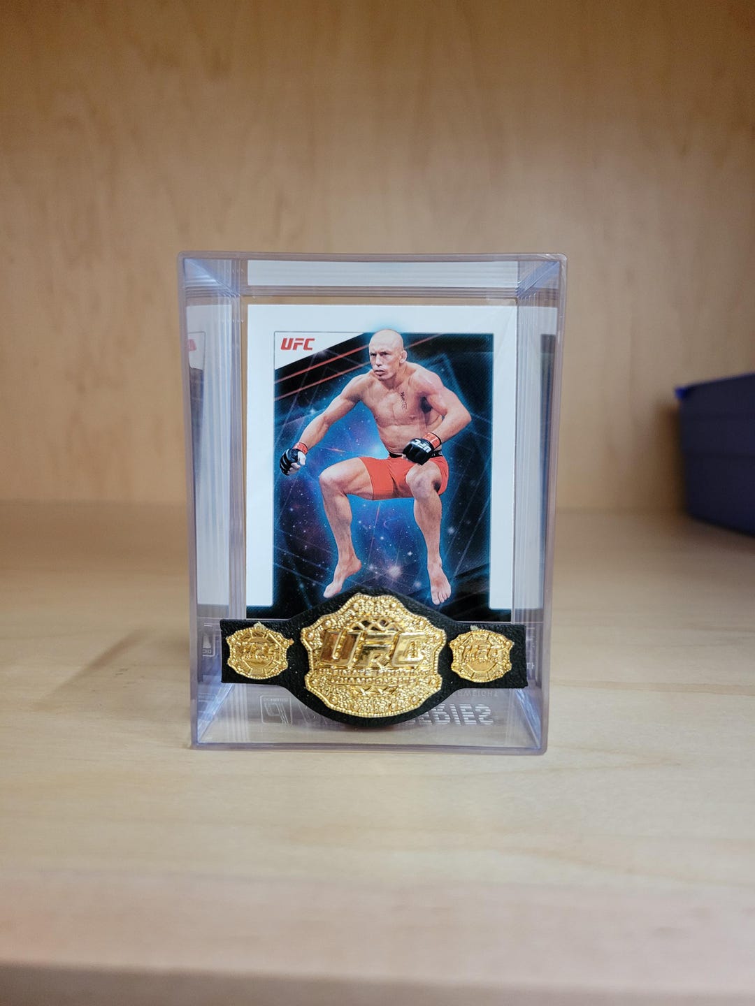 George St Pierre UFC Championship Belt Mini, Sports Box, Collectible ...